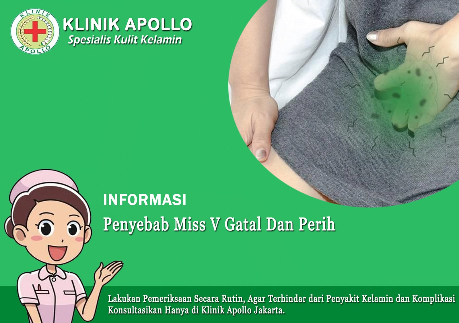 6 Penyebab Vagina Gatal yang Jarang Diperhatikan | Klinik Apollo Jakarta
